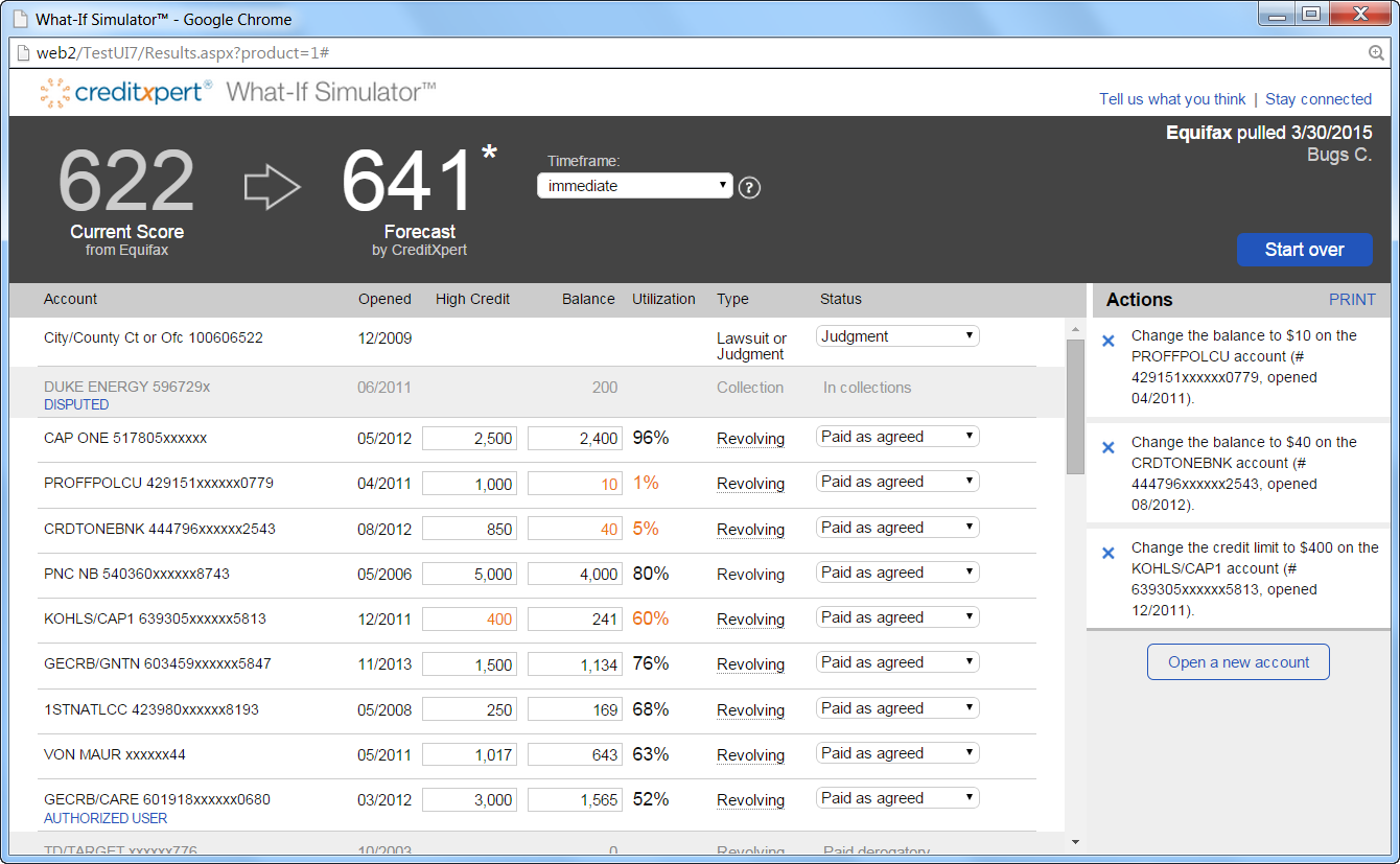 Samples - CISCO Credit